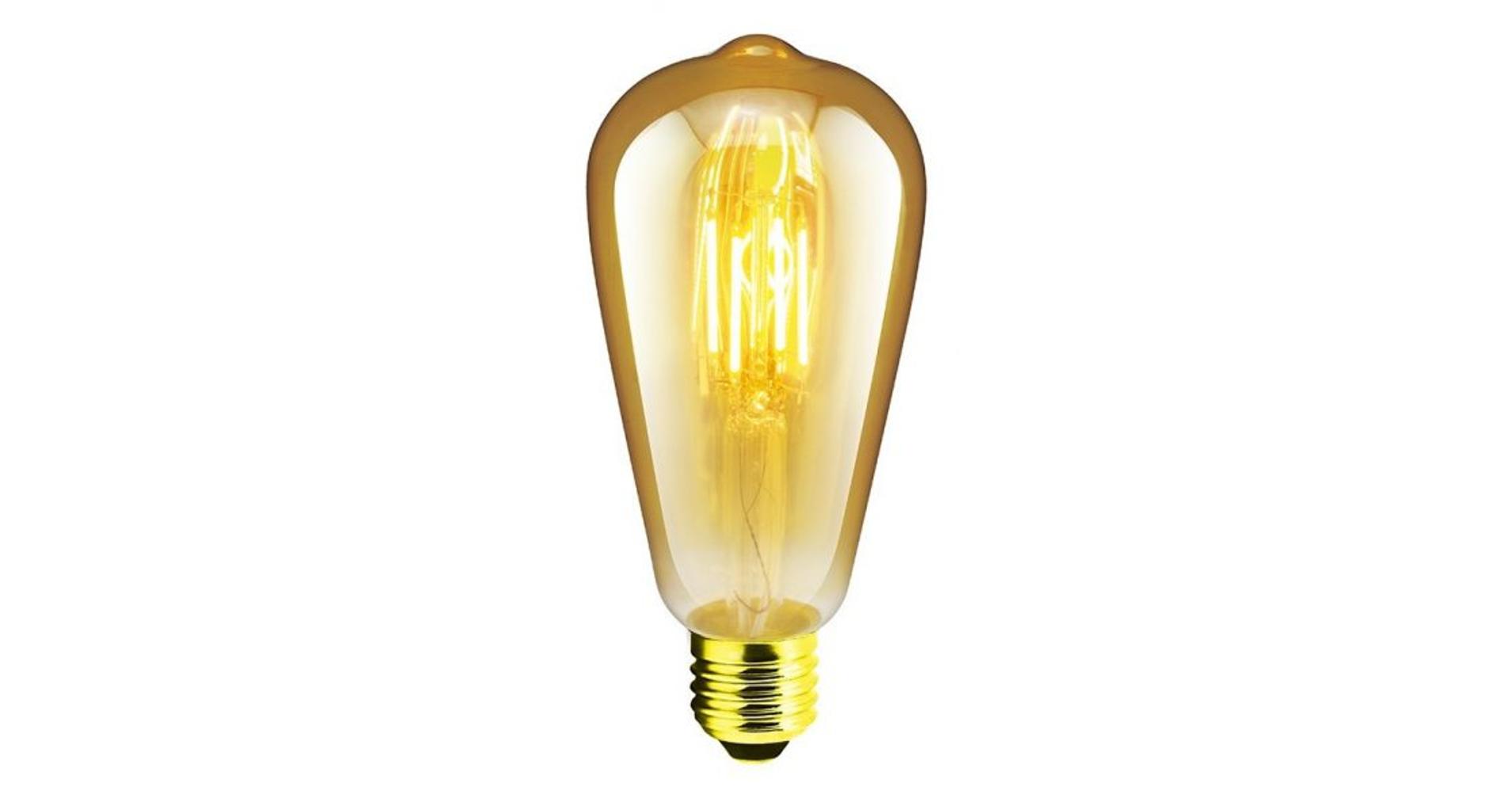 LANDLITE LED FILAMENT, E27, 4W, 300LM, 1700K, EDISON FÉNYFORRÁS ...